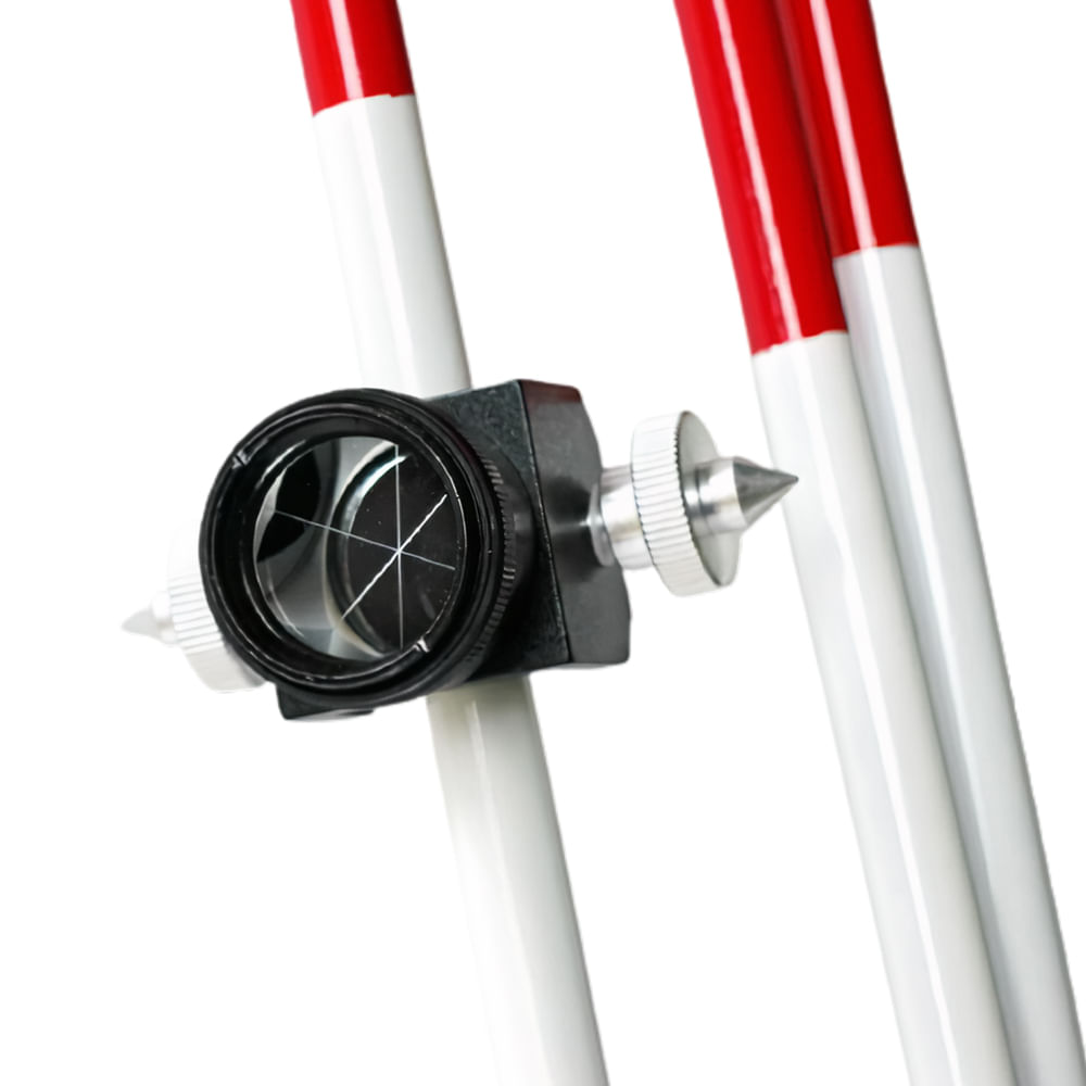 Mini Prisma Geodetic com Bastão Triplo Desmontável - CPE Tecnologia